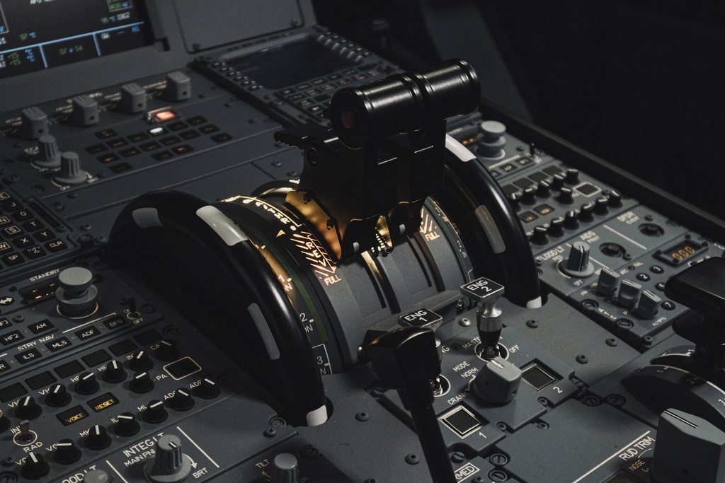 A320 Pedestal fully assembled complete version | Opencockpits